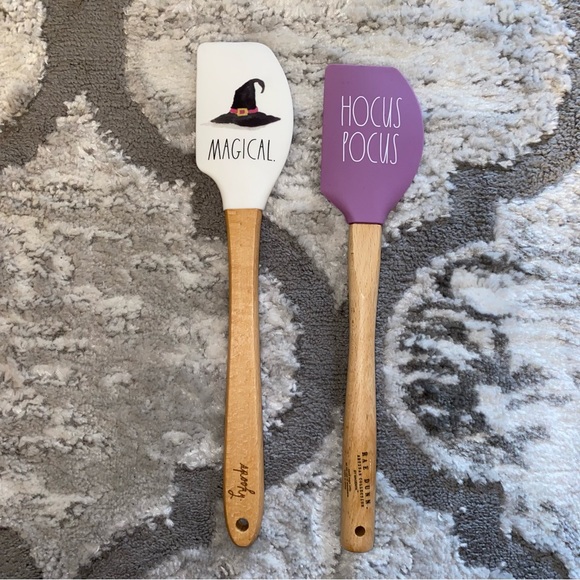 Rae Dunn | Holiday | Set Of 2 Rae Dunn Halloween Spatulas Magical Hocus ...